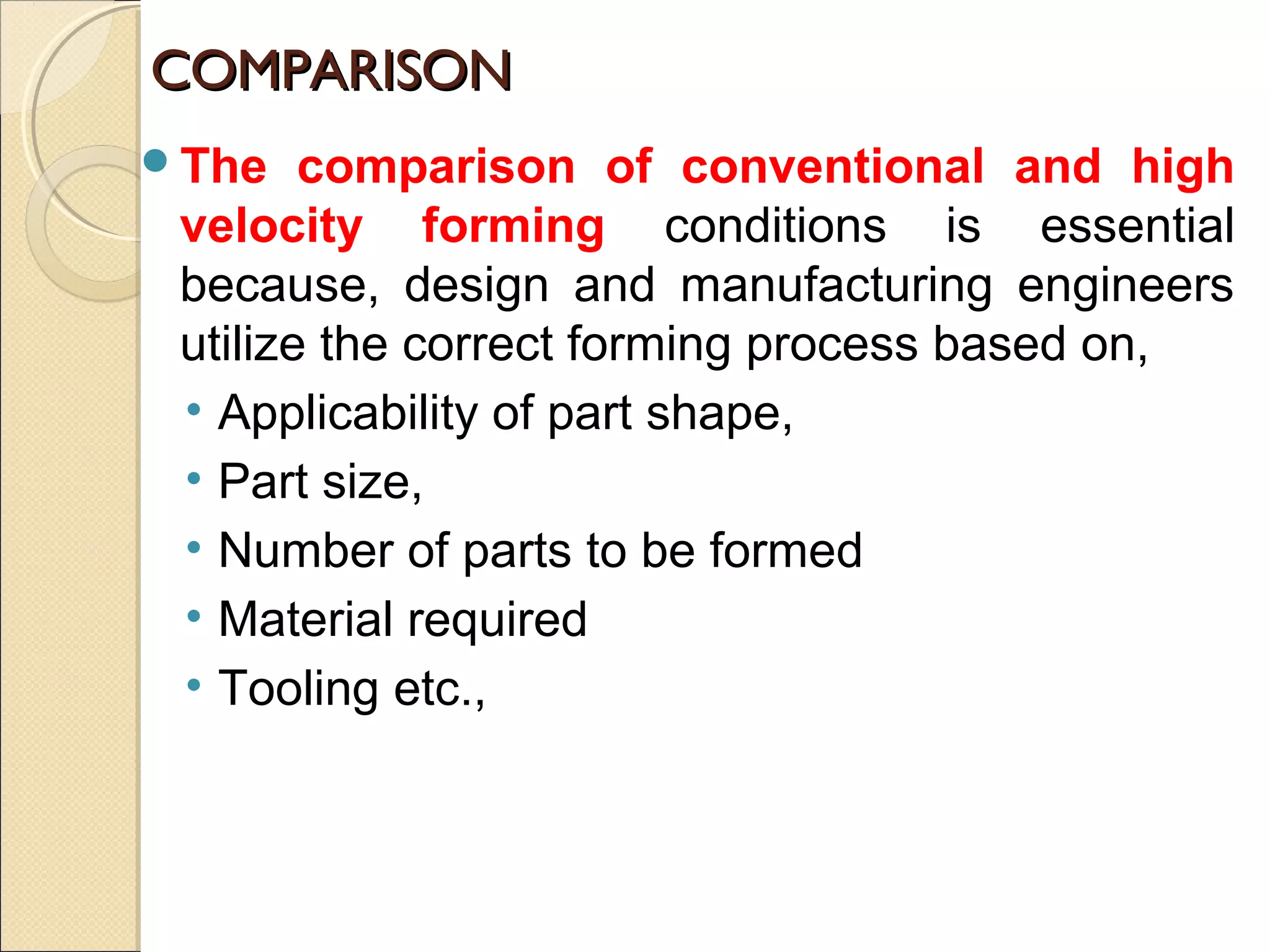High velocity forming | PPT