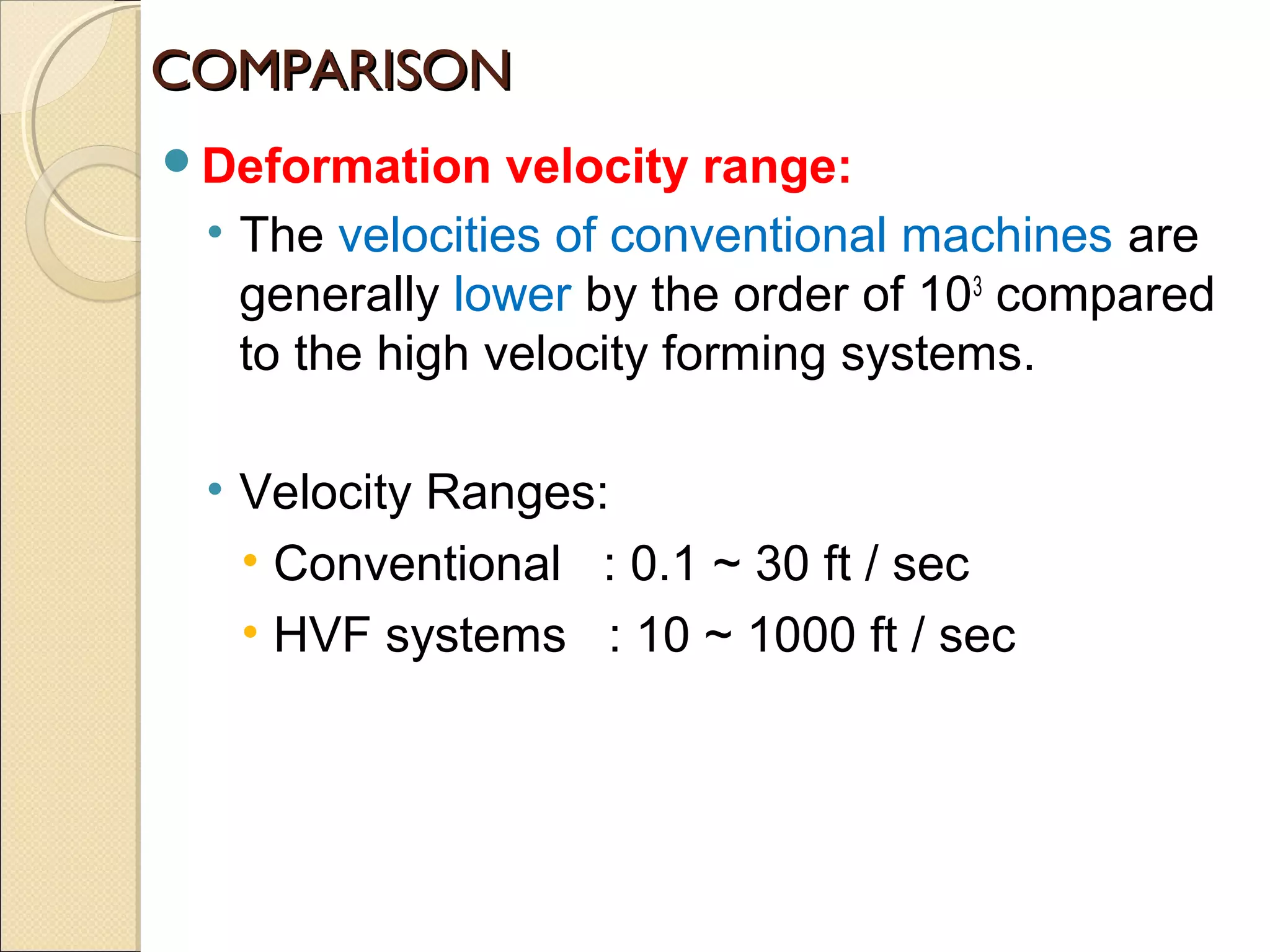 High velocity forming | PPT