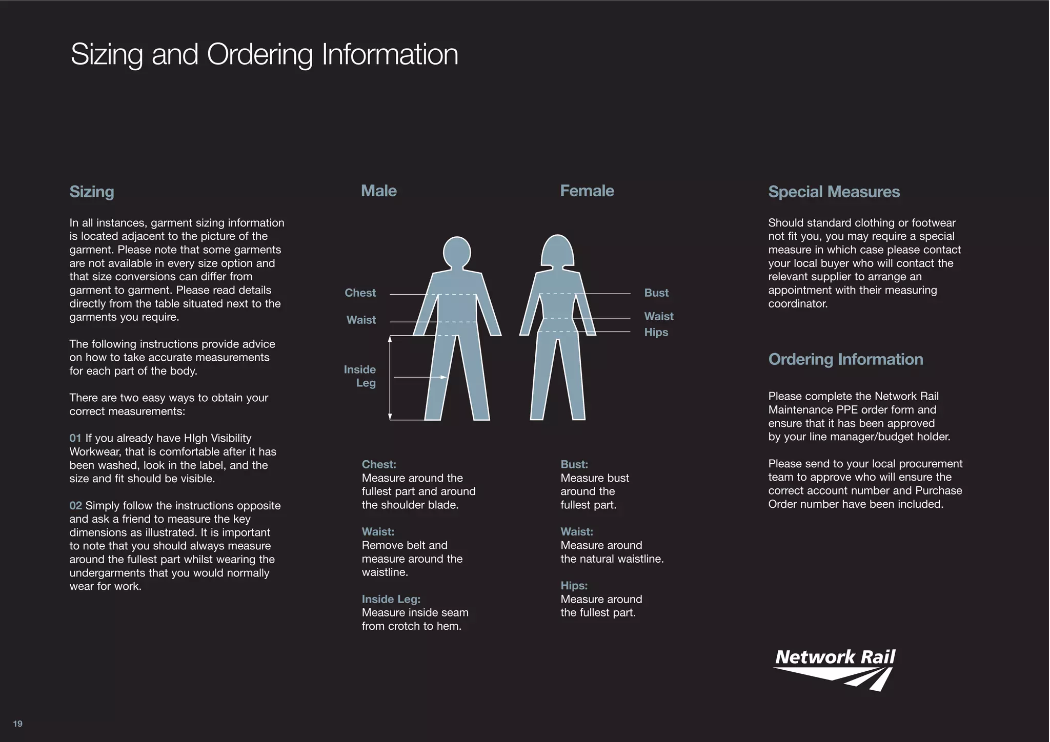 High Visibility Orange Personal Protective Clothing - Network Rail Personal Protective Equipment ...