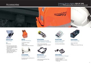 High Visibility Orange Personal Protective Clothing - Network Rail ...