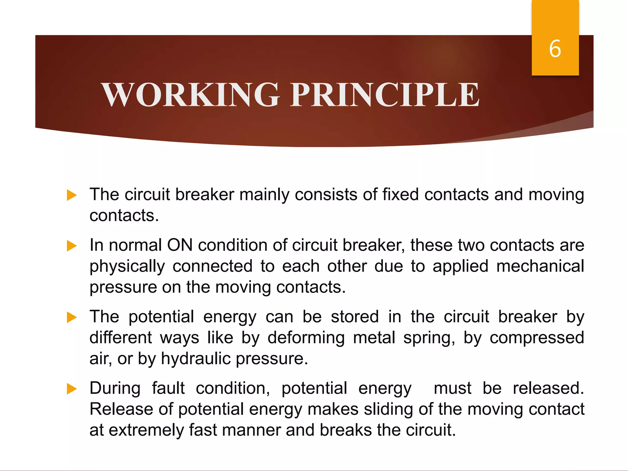 High voltage circuit breakers | PPTX