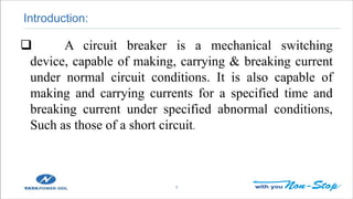 High voltage circuit breakers | PPTX