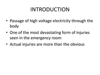 High voltage electrical burns2 | PPTX