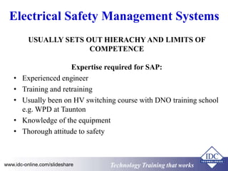 High Voltage Electrical Compliance and Safety Operating Procedures | PPTX