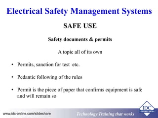 High Voltage Electrical Compliance and Safety Operating Procedures | PPTX