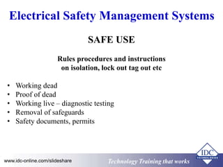 High Voltage Electrical Compliance and Safety Operating Procedures | PPTX