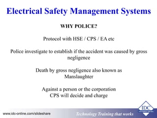 High Voltage Electrical Compliance and Safety Operating Procedures | PPTX