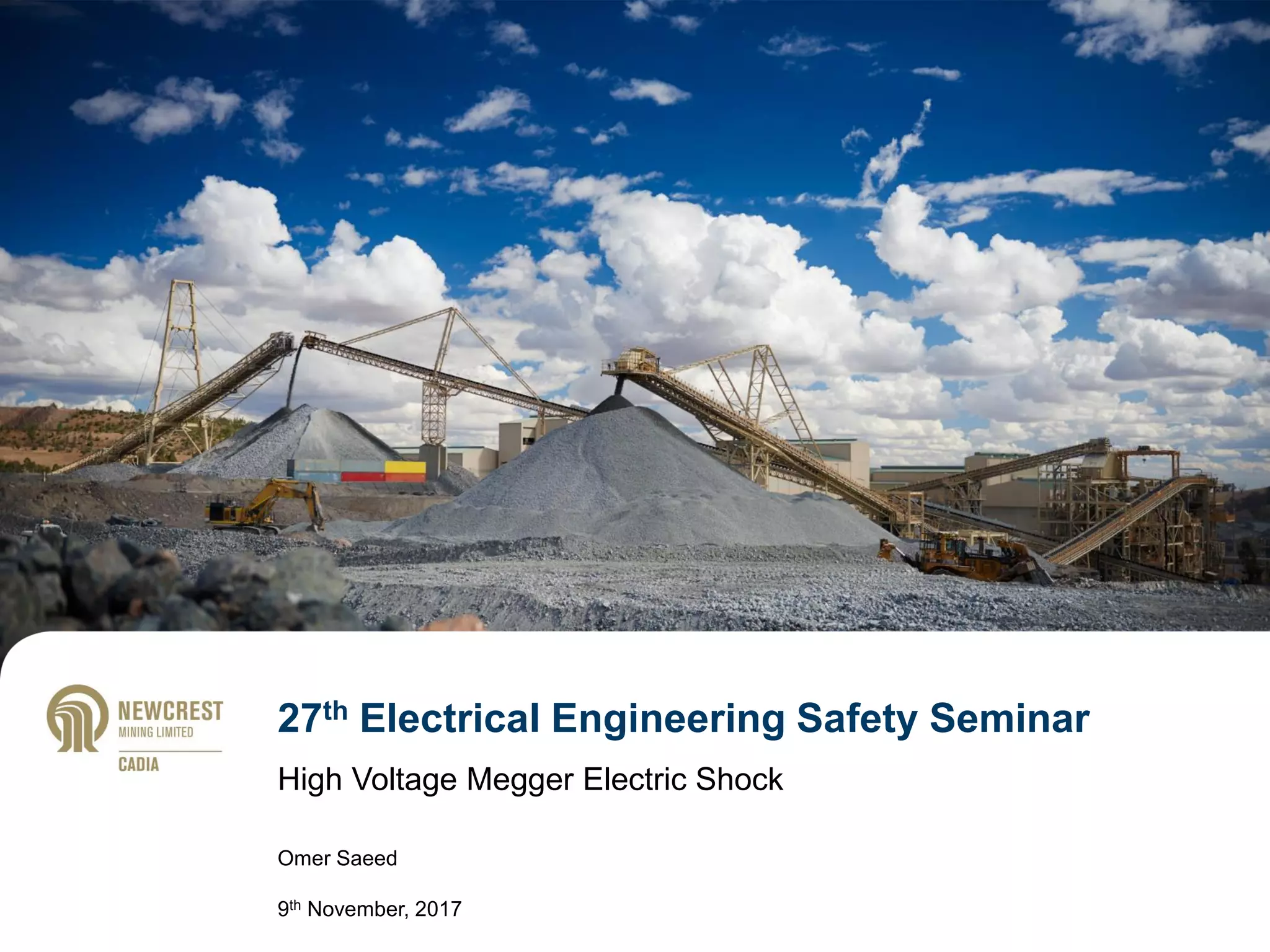 High voltage megger electric shock Omer Saeed | PDF