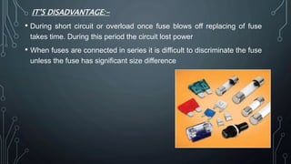 FUSE CHARACTERISTICS HIGHT VOLTAGE | PPTX