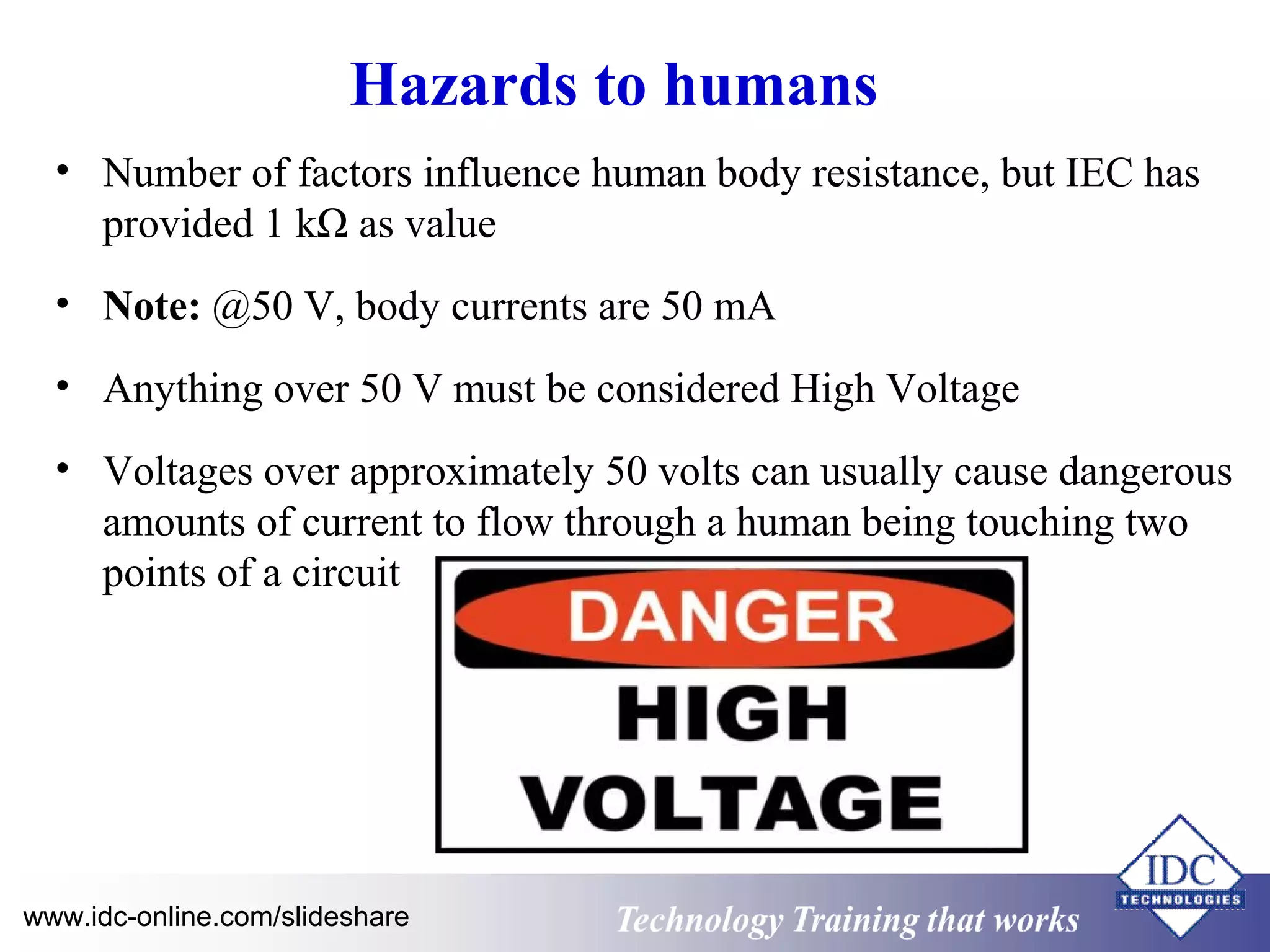 High Voltage Safety Operating Procedures for Engineers and Technicians ...