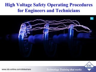 High Voltage Safety Operating Procedures for Engineers and Technicians ...