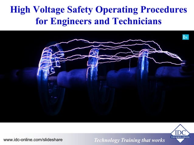 High Voltage Safety Operating Procedures for Engineers and Technicians ...
