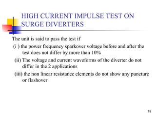 HIGH VOLTAGE TESTING OF ELECTRICAL APPARATUS.ppt