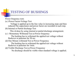 HIGH VOLTAGE TESTING OF ELECTRICAL APPARATUS.ppt