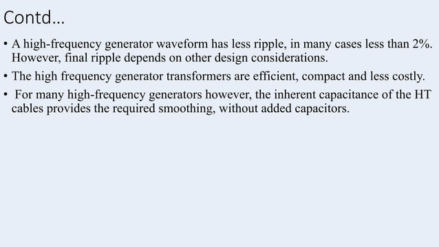 High voltage transformer and high frequency generator | PPTX | Consumer ...