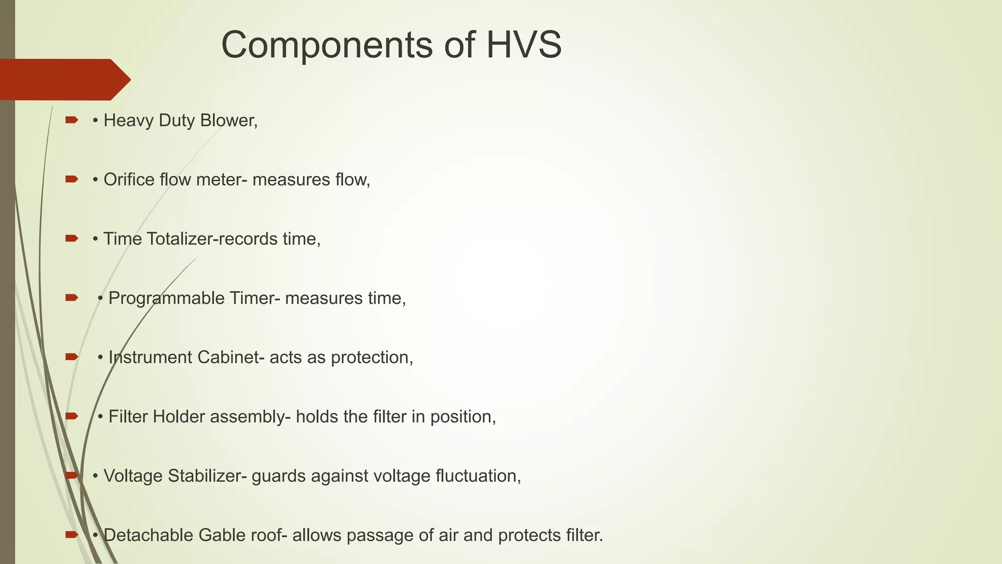 High volume air sampler | PDF