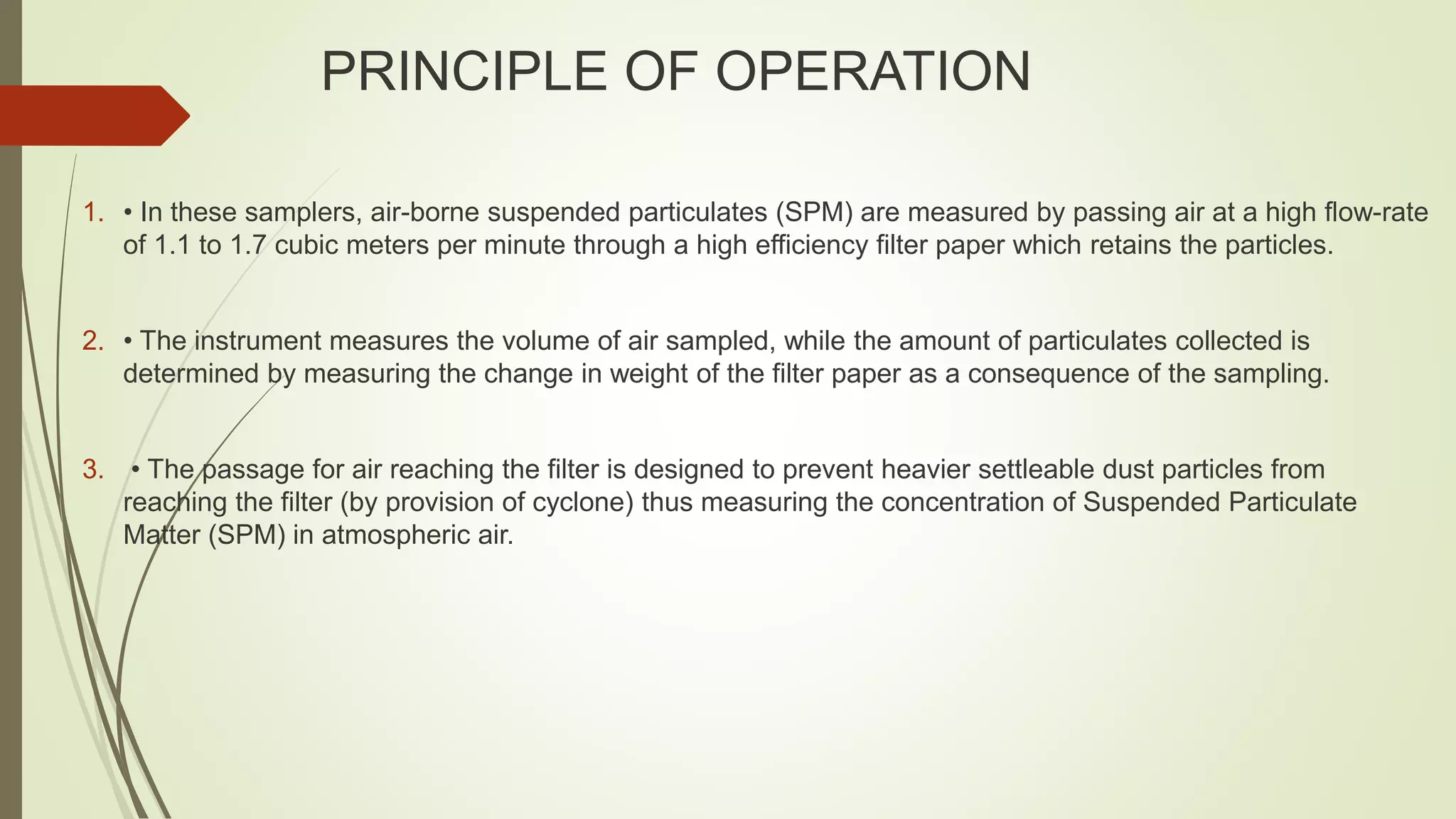 High volume air sampler | PDF