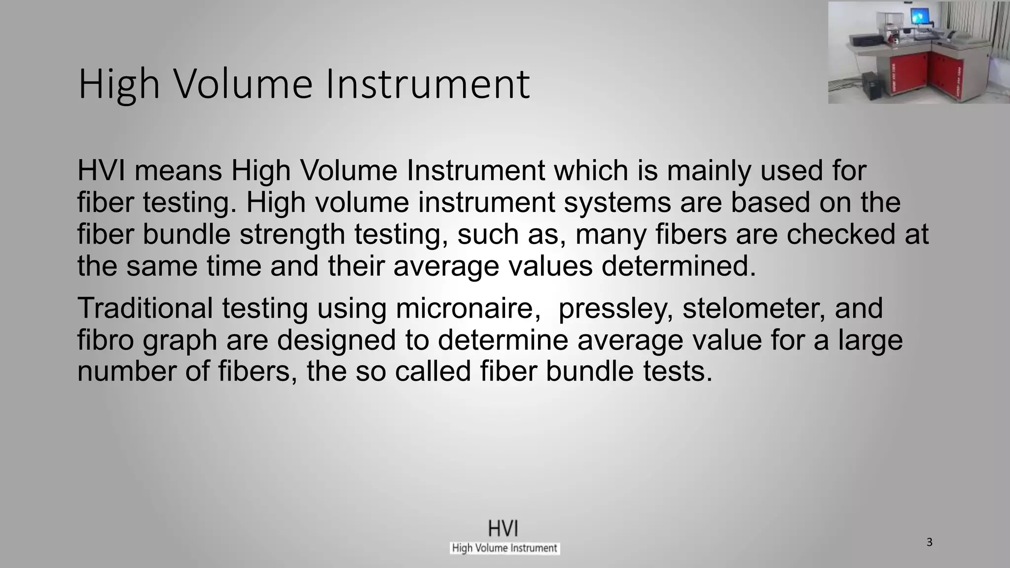 High volume instrument | PPTX