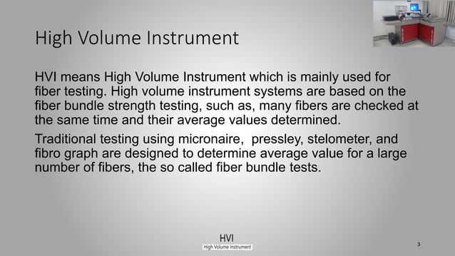 High volume instrument | PPTX