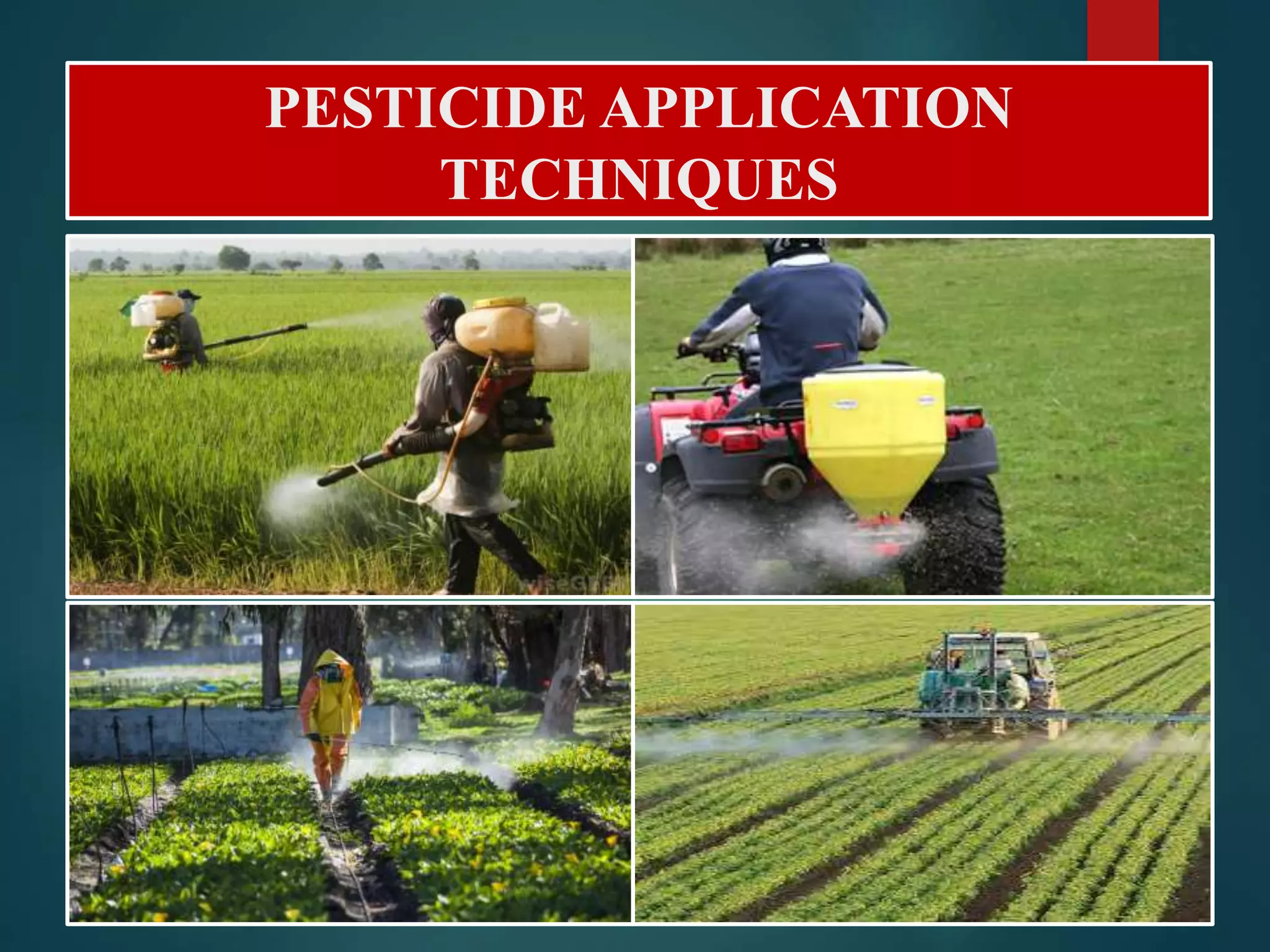 High volume, low volume and ultra low pesticide application | PPTX
