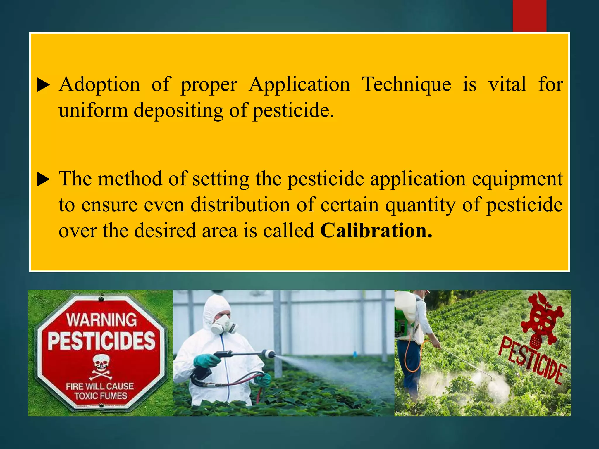 High Volume Low Volume And Ultra Low Pesticide Application Ppt