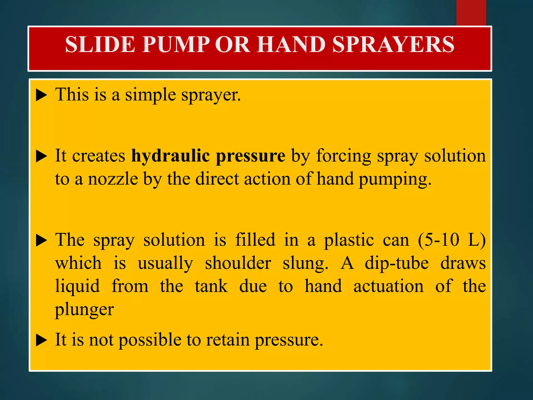 High volume, low volume and ultra low pesticide application | PPTX