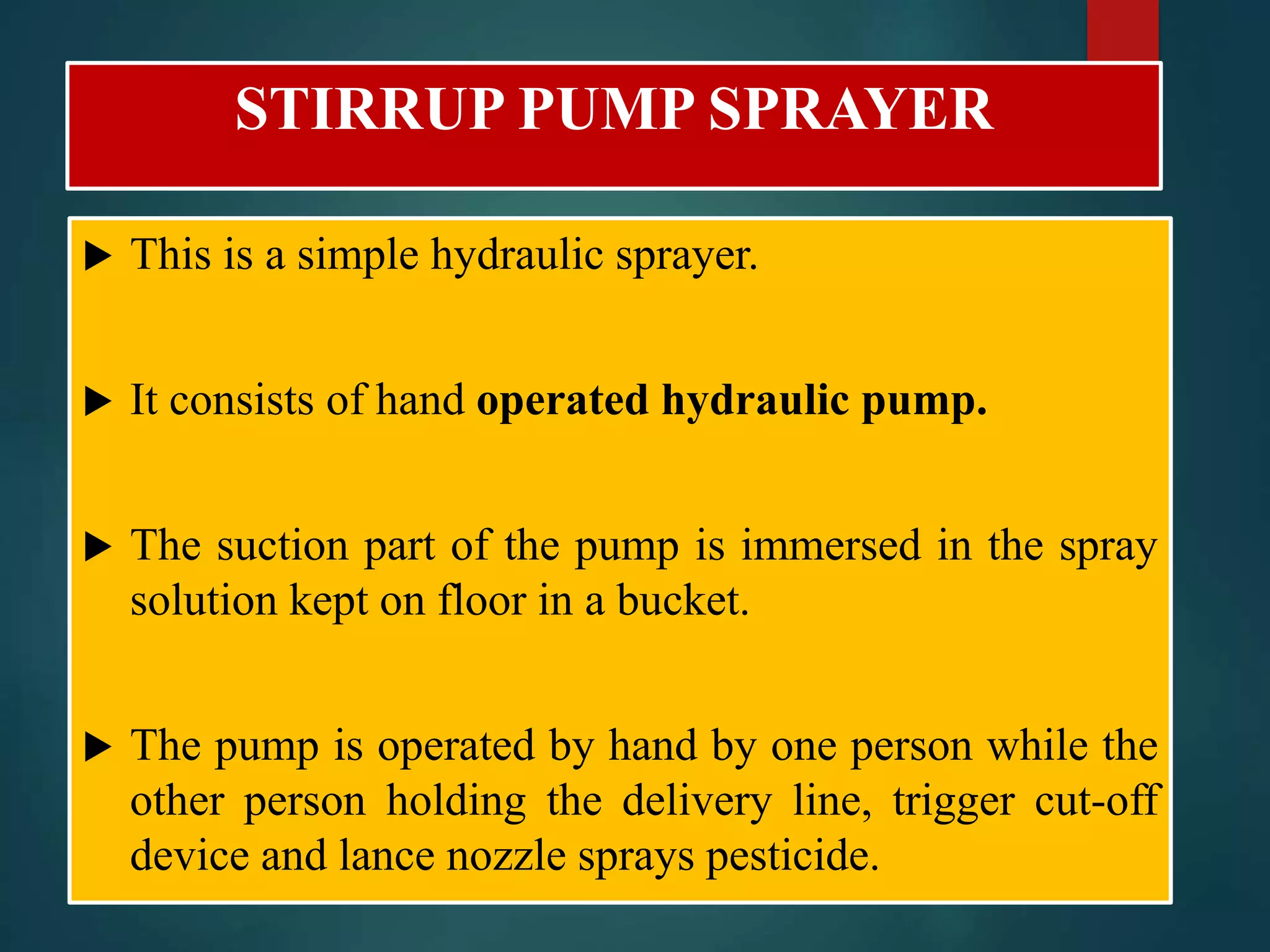 High volume, low volume and ultra low pesticide application | PPTX
