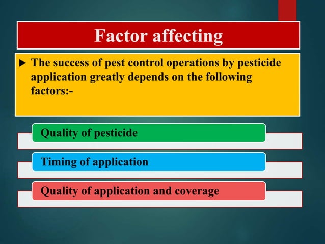 High volume, low volume and ultra low pesticide application | PPTX