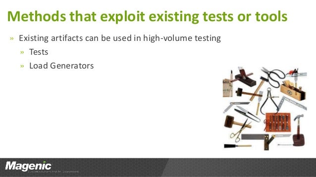 High volume test automation in practice