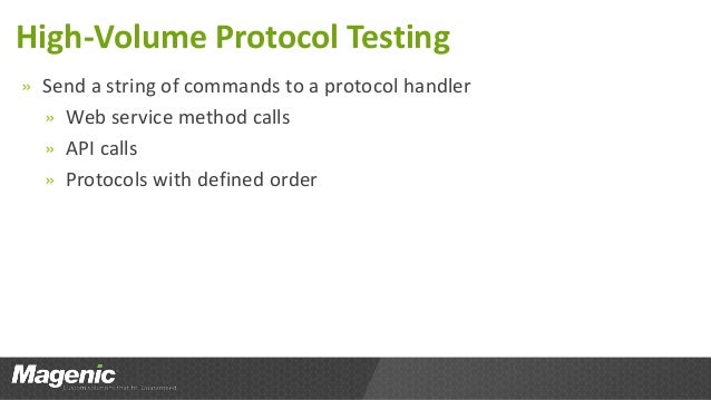 High volume test automation in practice