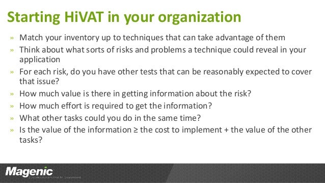 High volume test automation in practice