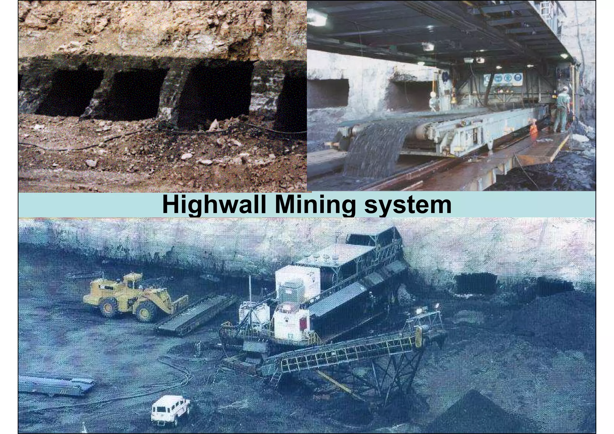 Highwall mining | PDF