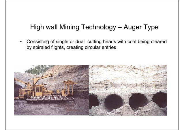 Highwall mining | PPT