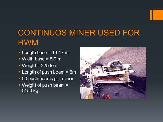 High Wall Mining | PPTX