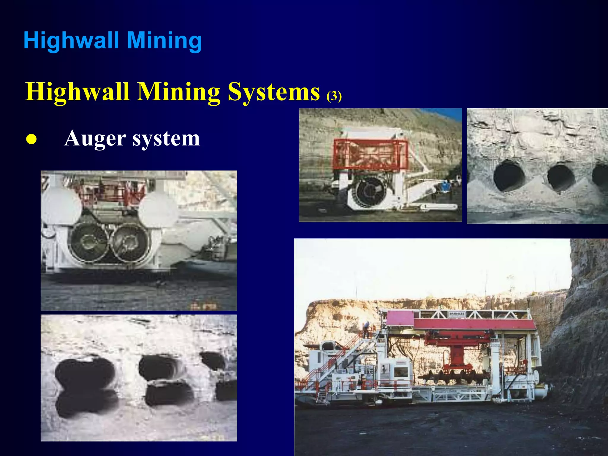Highwall mining | PPT