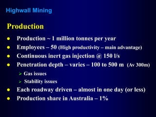 Highwall mining | PPT
