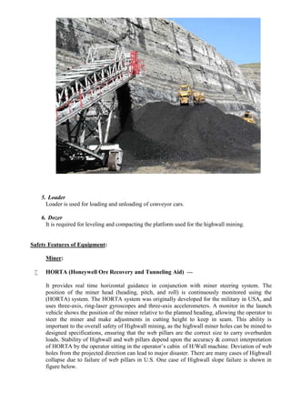 Highwall mining, a new approach in india revised | PDF