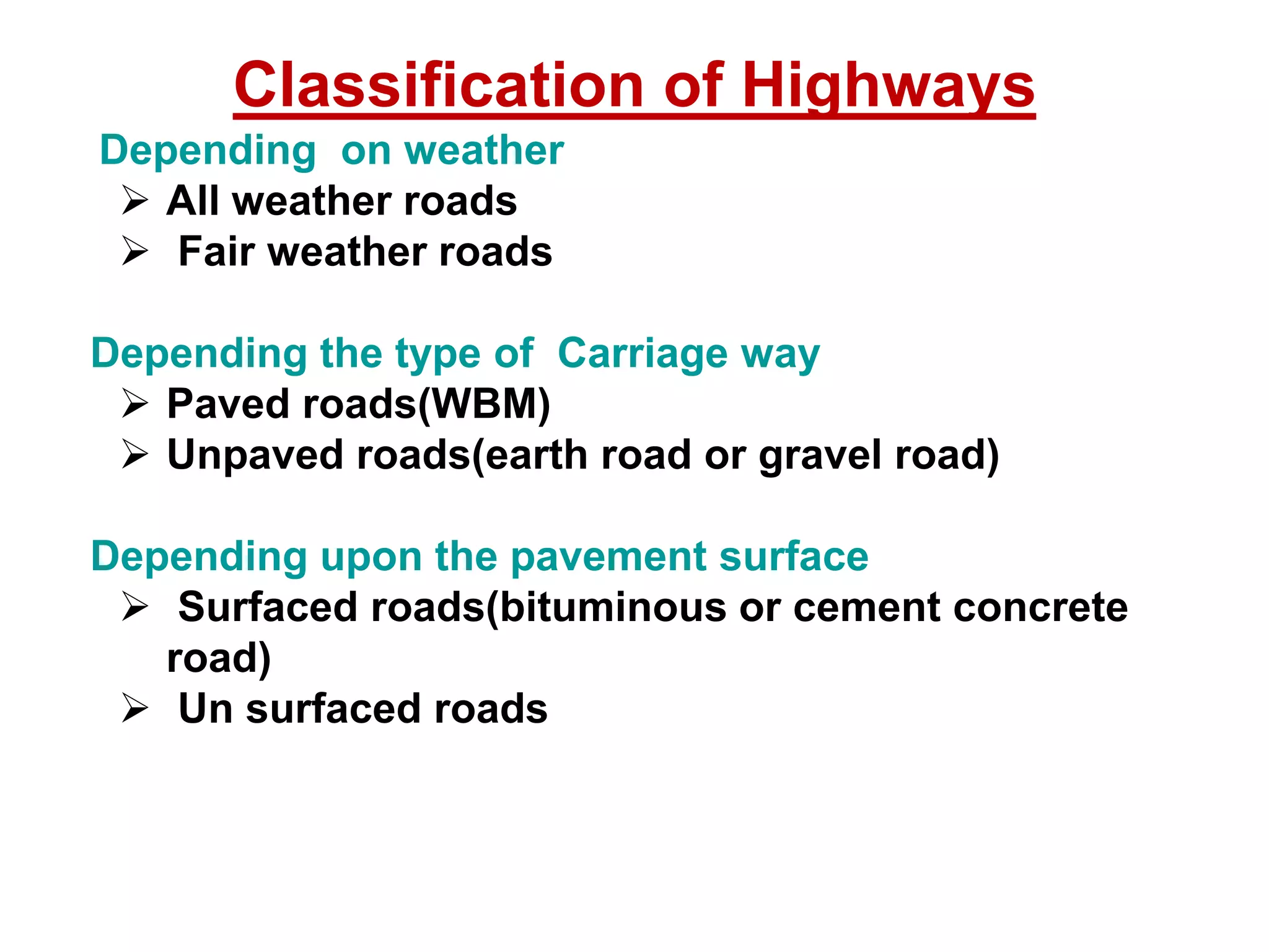 Highway notes (planning, alignment, & geometric design ) | PDF