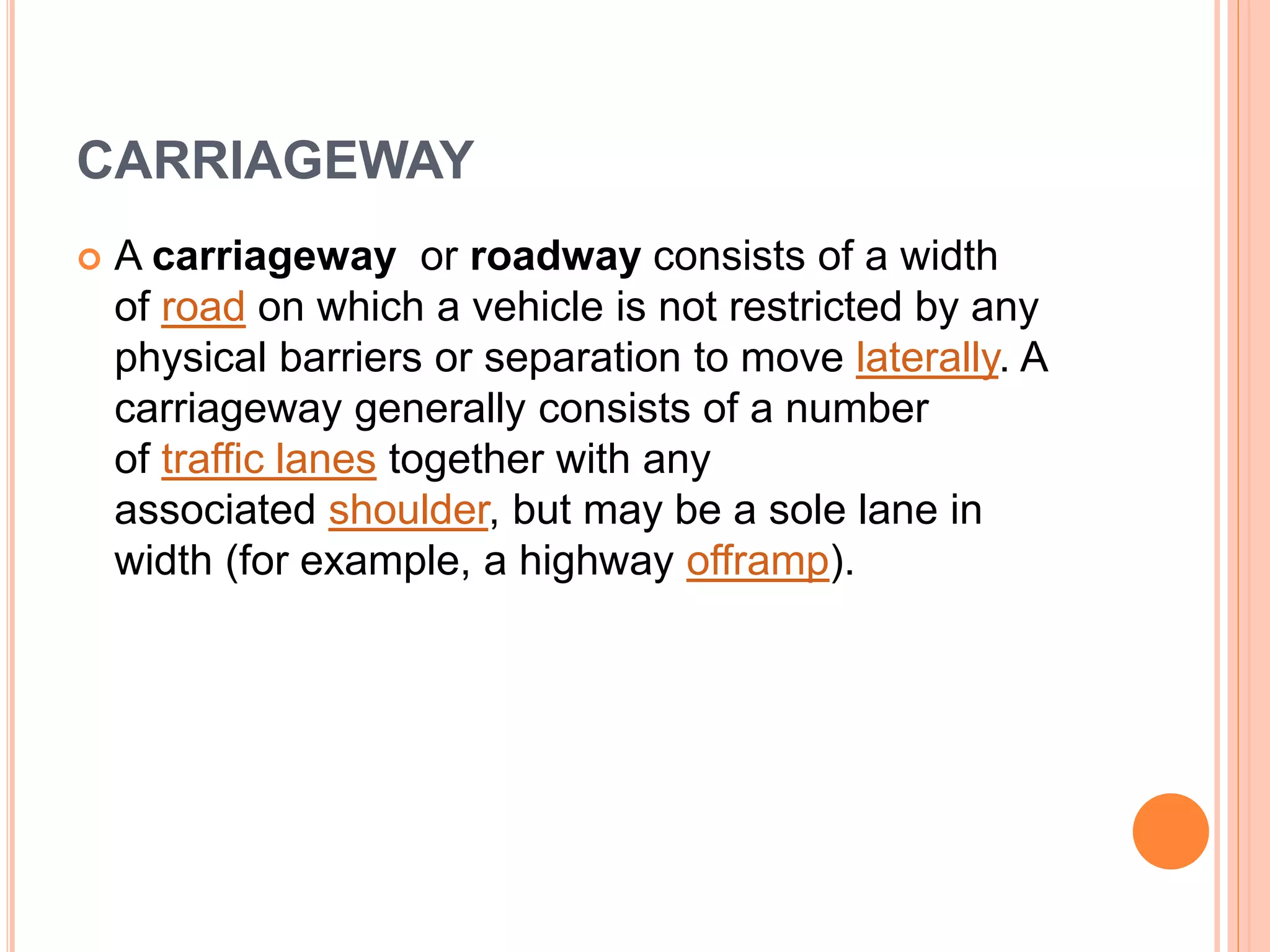 Highway & road geomatric and its component | PPTX