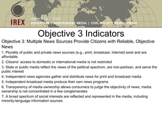 Media Sustainability Index | PPT