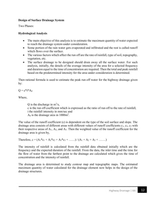 Highway drainage | PDF