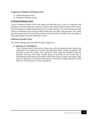 Highway drainage | PDF