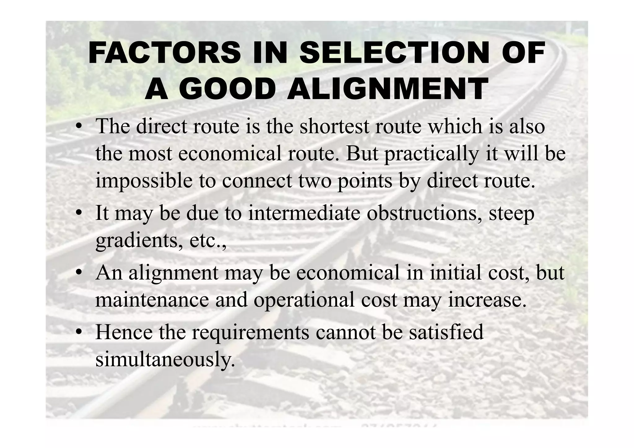 Alignment of railway tracks | PDF