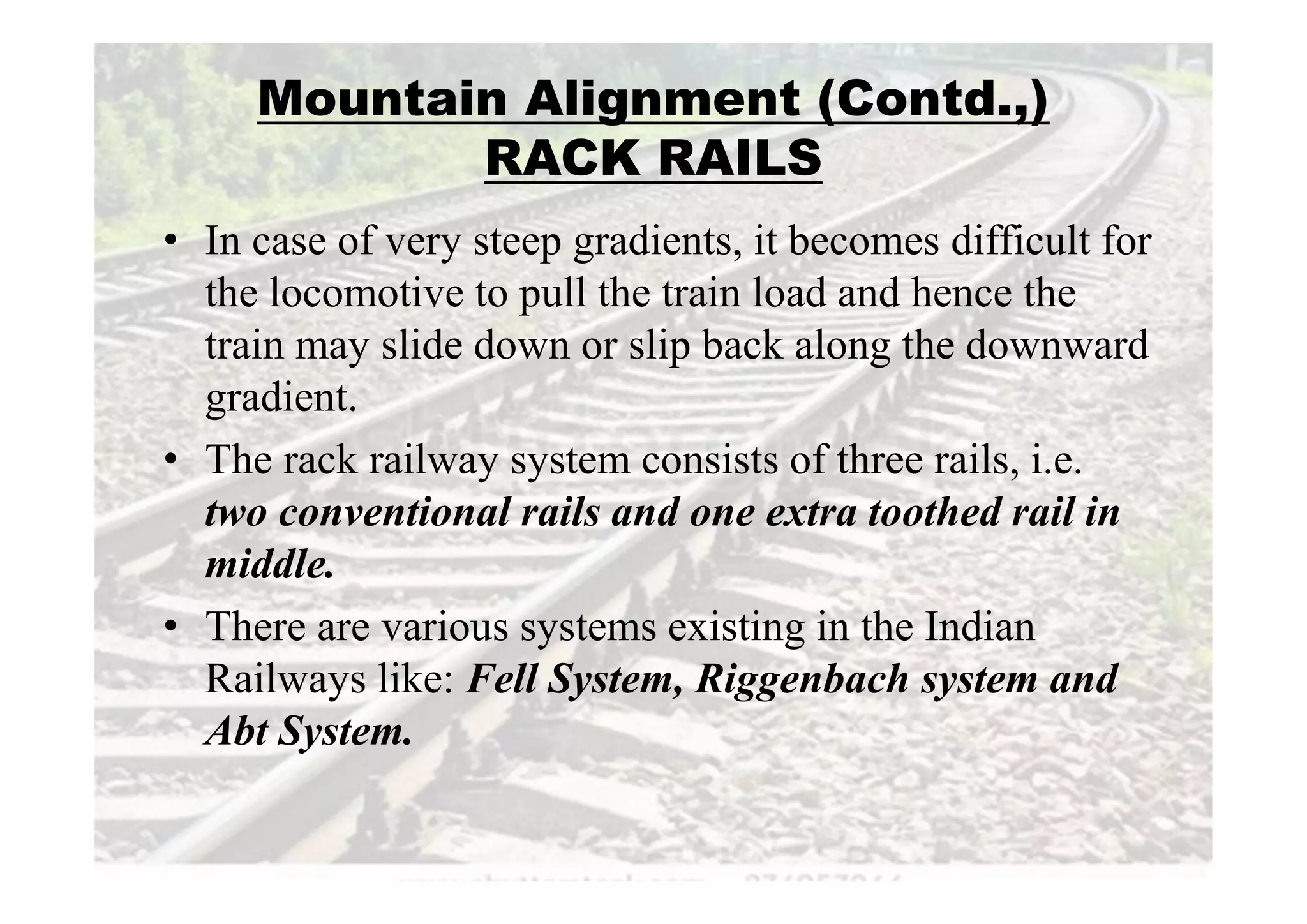 Alignment of railway tracks | PDF