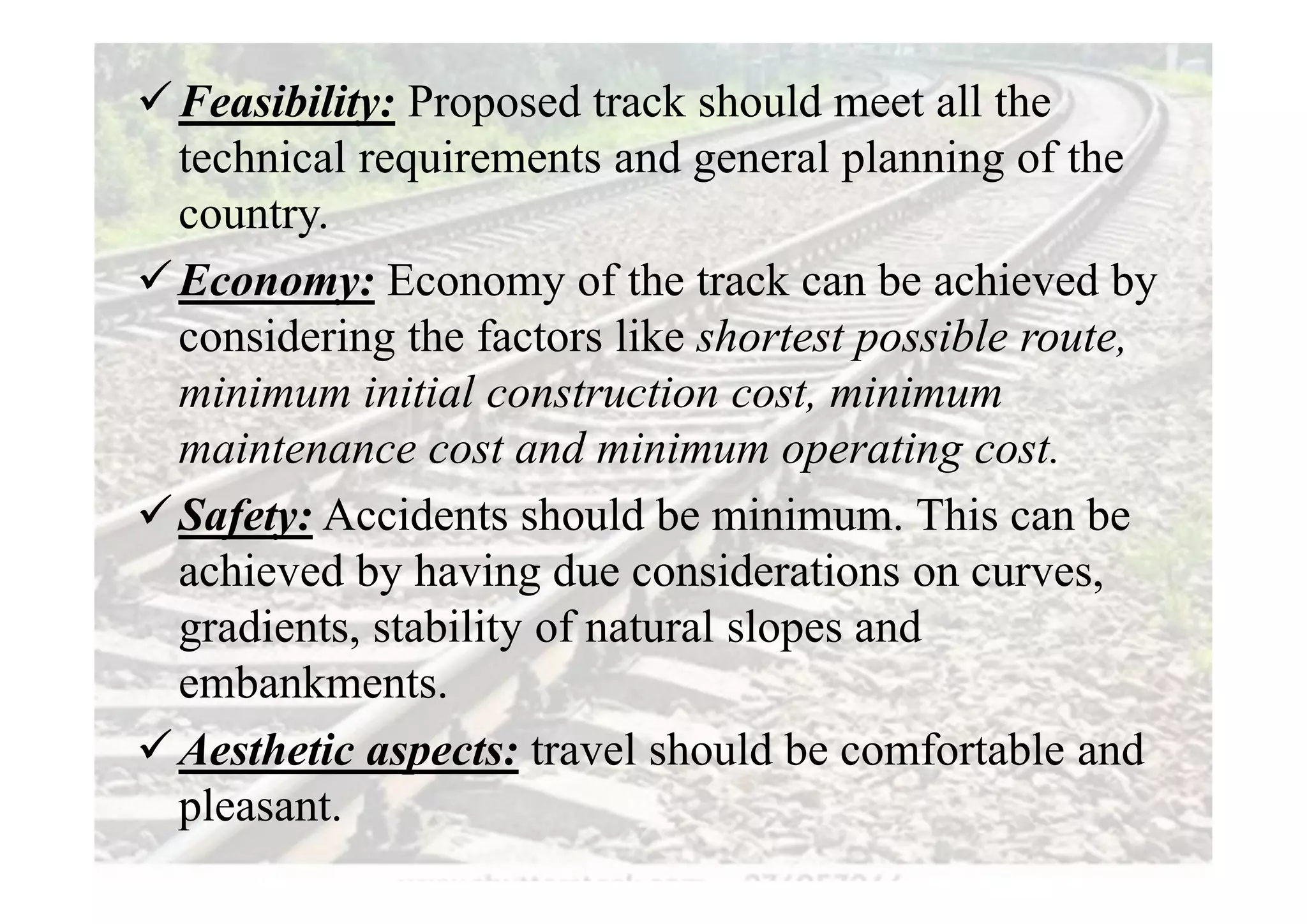 Alignment of railway tracks | PDF