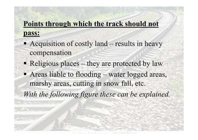 Alignment of railway tracks | PPT