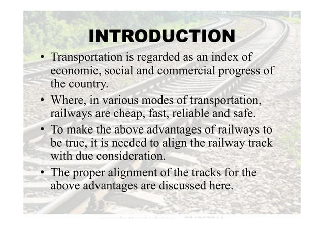 Alignment of railway tracks | PDF