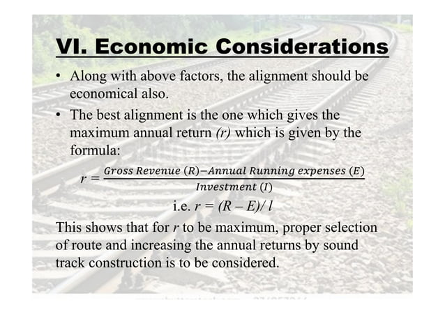 Alignment of railway tracks | PDF