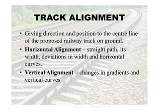 Alignment of railway tracks | PDF