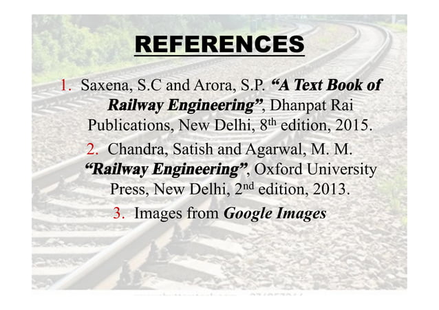 Alignment of railway tracks | PDF